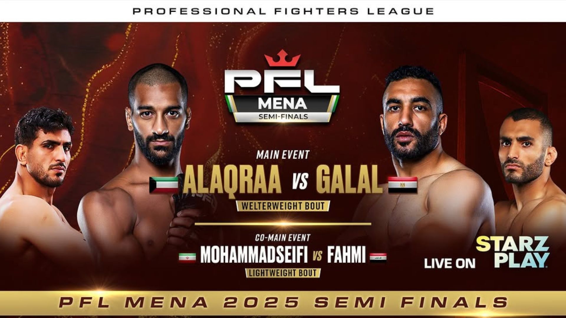 Salah Hamli vs Souhil Tairi en PFL MENA Semifinals 2025: cartelera ...