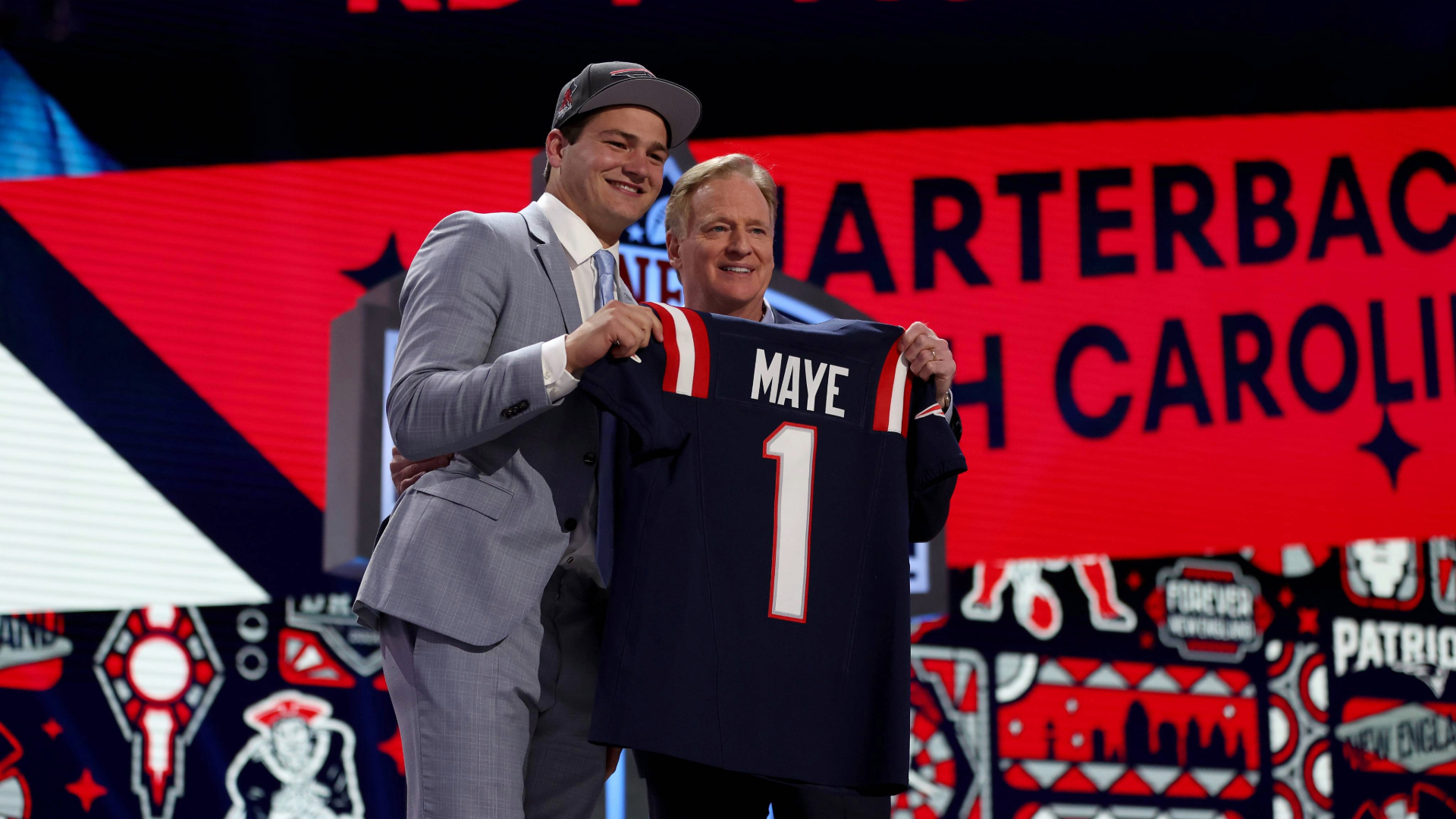 Drake Maye's rapid rise: the Patriots' QB following in Tom Brady's ...