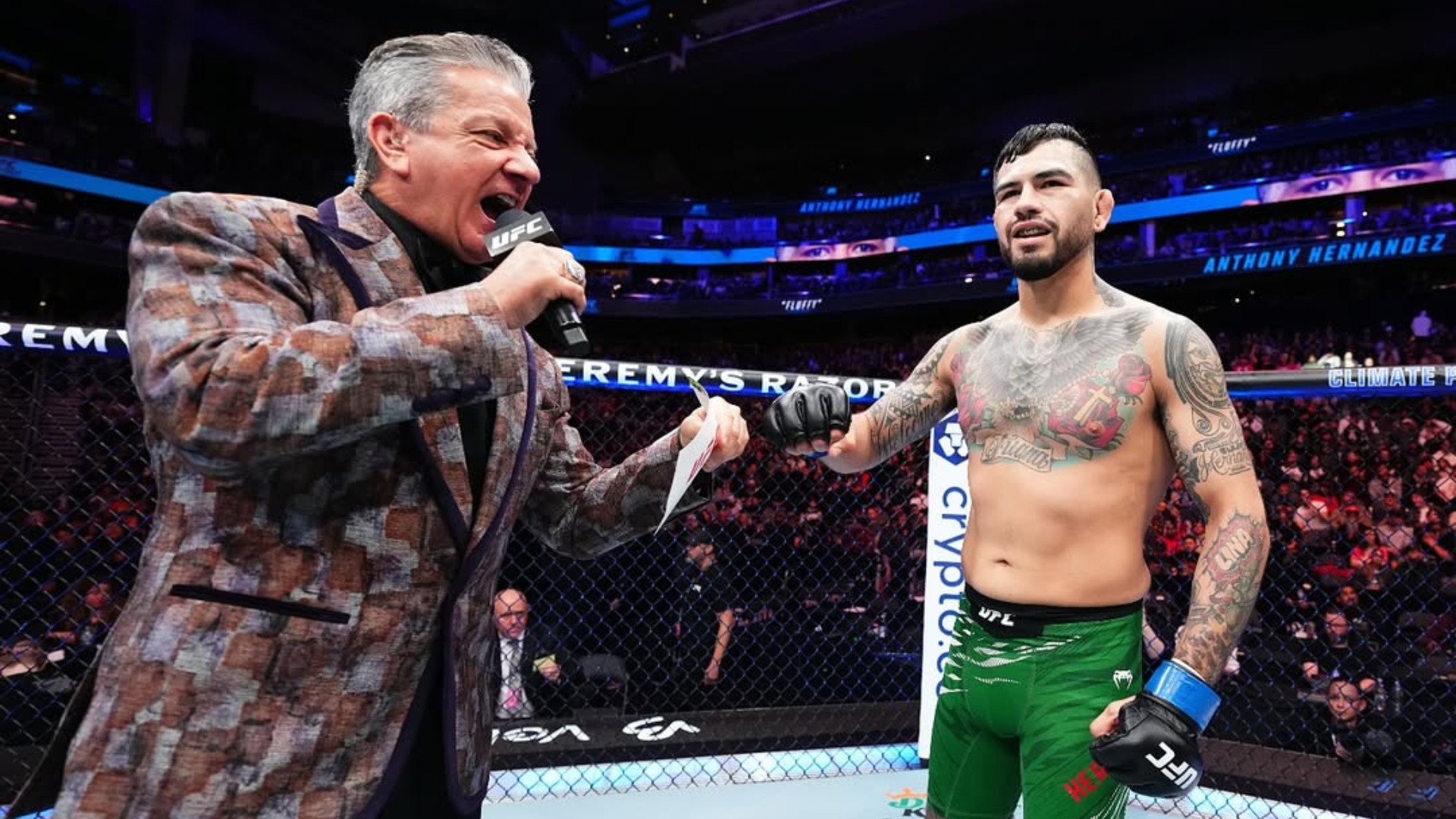 Cómo y dónde ver la pelea Roman Dolidze vs Anthony Hernández en UFC ...